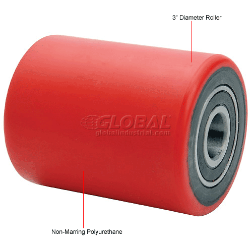 Replacement 3" Polyurethane Load Wheel for 585354 Global Industrial ...