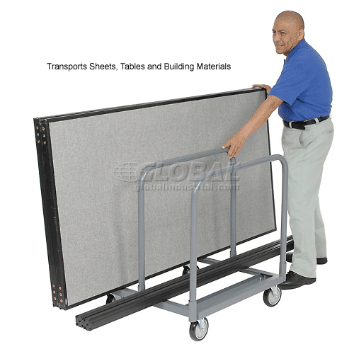 Panel & Sheet Mover Truck with Open Steel Deck TF831 1200 Lb. Capacity
