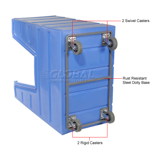 Dandux Blue Hopper Front Bulk Truck 51-2460U 48 Cu. Ft.