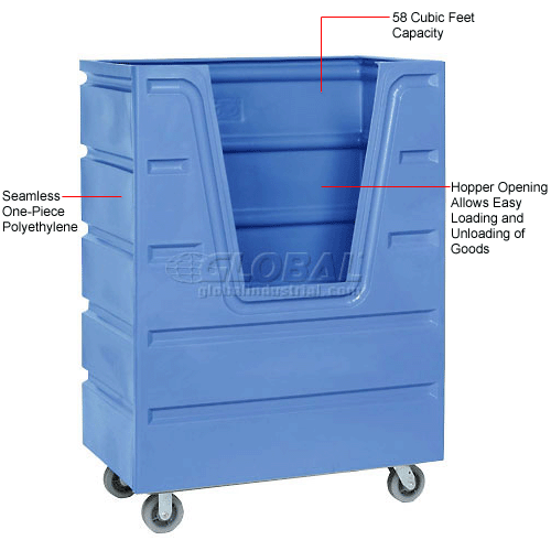 Dandux Blue Hopper Front Bulk Truck 51-2560U 58 Cu. Ft.