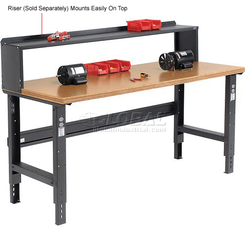 Global Industrial™ 60x30 Adjustable Height Workbench C-Channel Leg ...