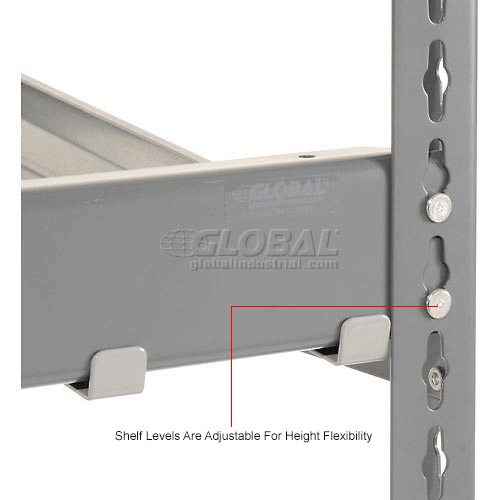 Global Industrial™ Carton Flow Shelving Single Depth 3 LEVEL 96W" x 36 ...