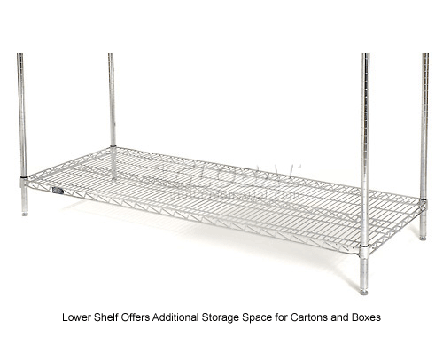 Global Industrial™ Packing Workbench W/Riser & 3 Shelves, Laminate ...