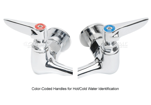 Equip by T&S 5F-8WLX12, 12 Inch Spout Faucet, 8" Centers