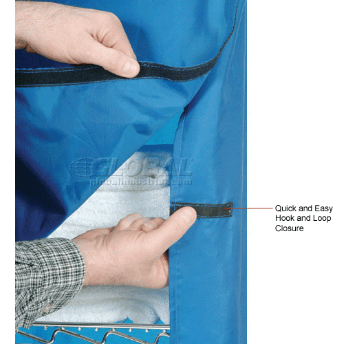 Nylon Cover, Blue, 48"W x 24"D x 63"H