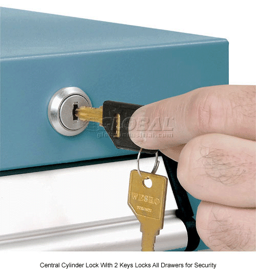 Rousseau Modular Storage Drawer Cabinet 30x27x60, 10 Drawers (3 Sizes ...