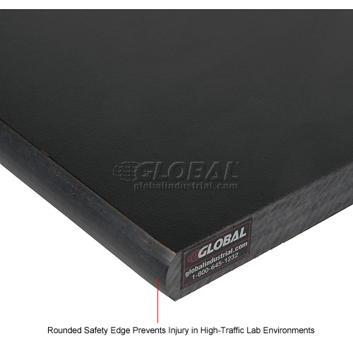 Global Industrial™ Workbench Top, Phenolic Resin Safety Edge, 60"W x 36 ...