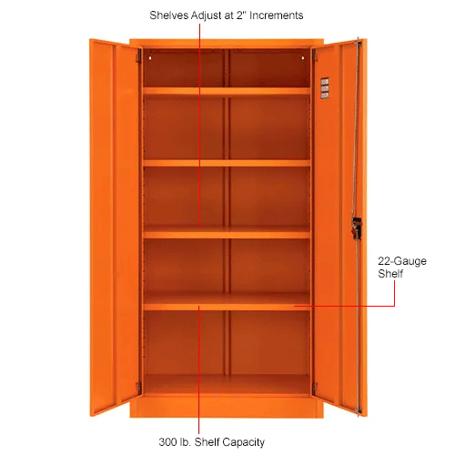 Global Industrial™ Emergency Preparedness Cabinet, 36"Wx18"Dx72"H ...