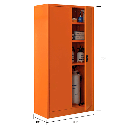Global Industrial™ Emergency Preparedness Cabinet, 36"Wx18"Dx72"H ...
