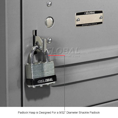 Lockers | Global Lockers | Global Industrial™ 16 Person Locker 12 x 18 ...