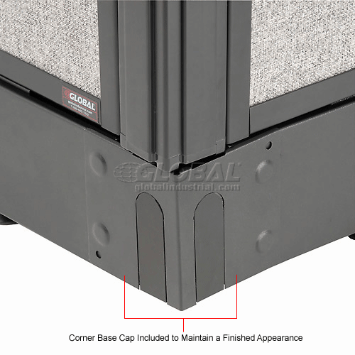 Interion® 90 Degree Corner Connector Kit For 64" H Panel