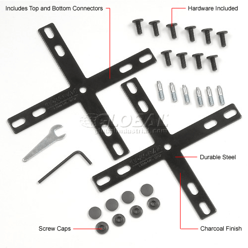 Interion® 4 Way Connector Kit For Office Partitions | 238646 ...