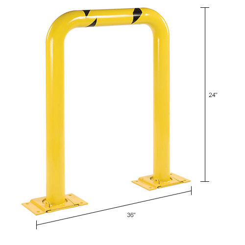 Global Industrial™ Removable Steel Machinery Rack Guard 24"H X 36" L