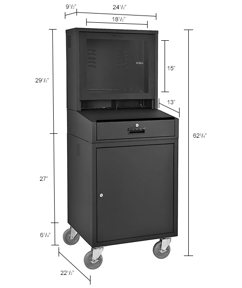 Computer Furniture | Computer Cabinets | Global Industrial™ Mobile ...