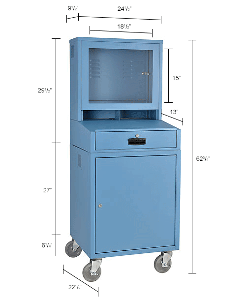 Computer Furniture | Computer Cabinets | Global Industrial™ Mobile ...