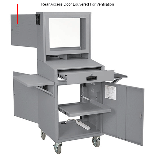 Computer Furniture | Computer Cabinets | Global Industrial™ Mobile ...