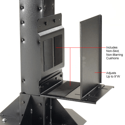 Global Industrial™ 81"H Complete Floor Mount Orbit Computer Kiosk with ...