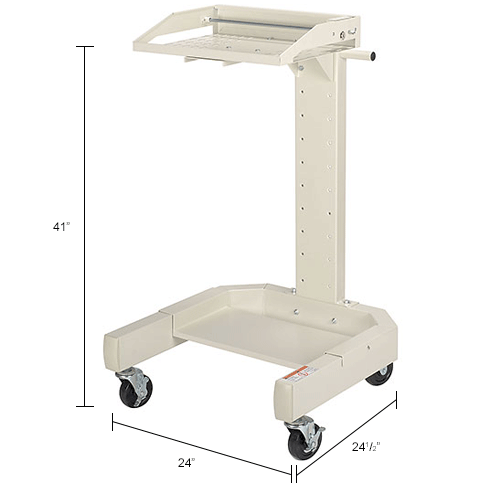 Global Industrial™ Orbit Mobile Laptop Cart, Beige