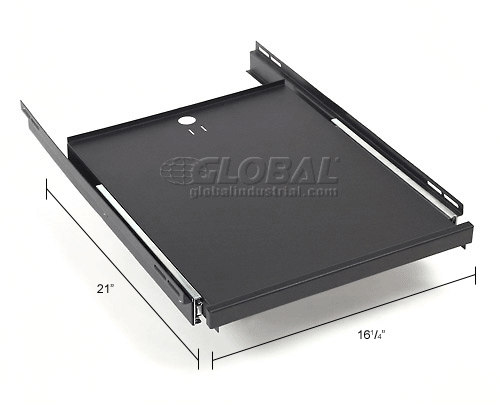 Global Industrial™ Slide-Out Shelf, 16-1/4"W x 21"D | 239196 ...