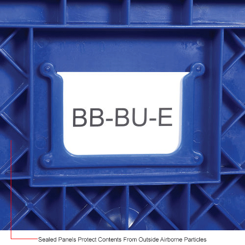 Global Industrial™ Easy Assembly Solid Wall Container - Lid/Casters 39 ...