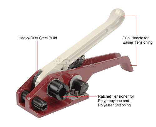 Pac Strapping Tensioner For 3/4" Polypropylene & Polyester Strapping ...