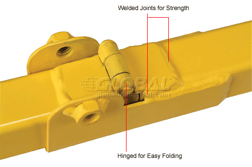 Global Industrial™ Folding Steel Cargo Control Bar & Load Stabilizer