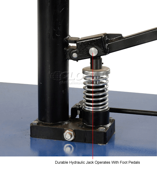 Global Industrial™ Work Positioning Post Lift Table Foot Control 2000 ...