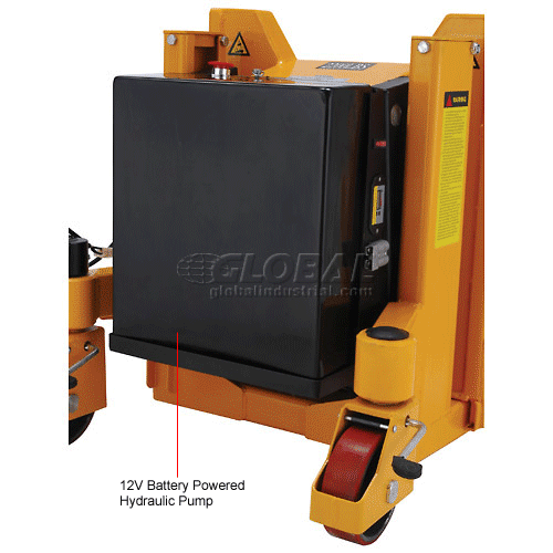 Battery Powered Portable Container, Pallet & Skid Tilter 2200 Lb. Capacity