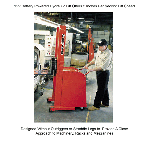 PrestoLifts™ Battery Powered Lift Counter Balance Stacker C62A-15LC 62"H
