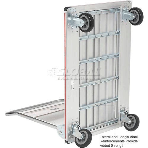 Global Industrial™ Folding Aluminum Platform Truck 48 x 24 600 Lb ...