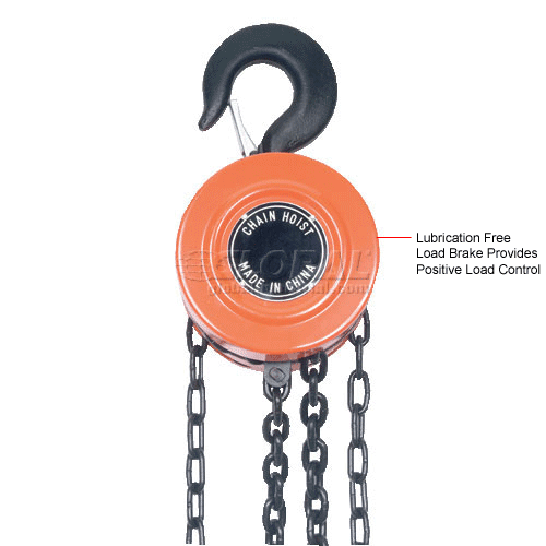 Global Industrial™Manual Chain Hoist 20 Foot Lift 2,000 Pound Capacity