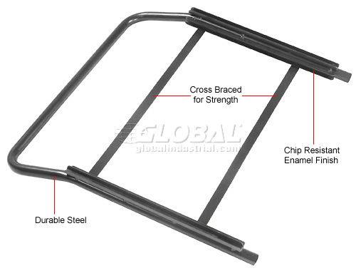 Global Industrial™ Removable 24"W Handle for Steel Bound Wood Deck ...