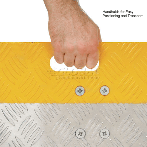 Global Industrial™ High-Traction Aluminum Dock Plate 48"W x 48"L 2050 ...