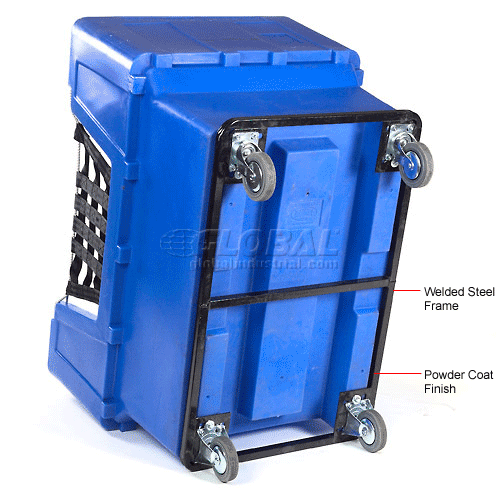 Dandux Blue Easy Access 18 Bushel Plastic Mail & Box Truck 51166718U-5S ...