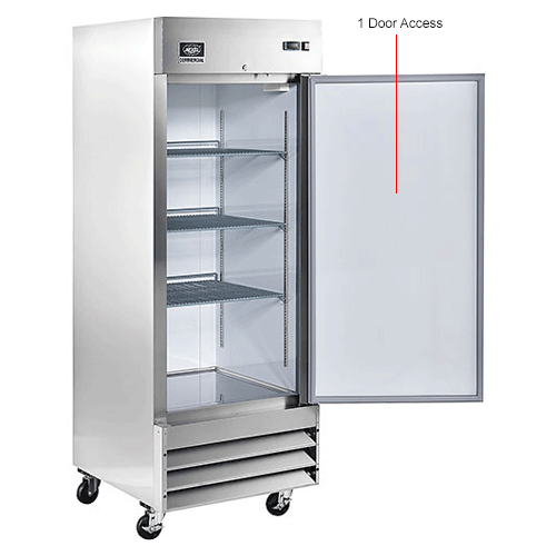 Nexel® Reach-in Refrigerator, 1 Solid Door, 23 Cu. Ft.