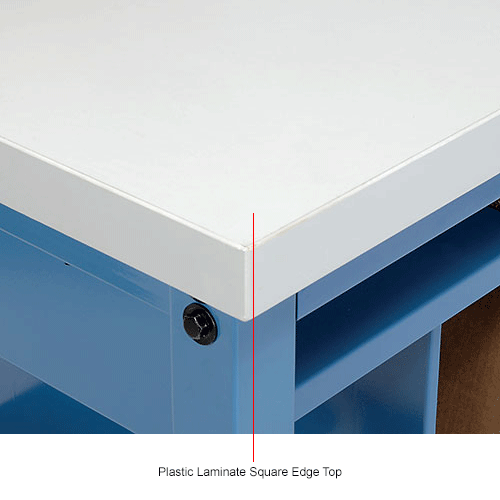 Global Industrial™ Packing Workbench W/Lower Shelf Kit, Laminate Square ...