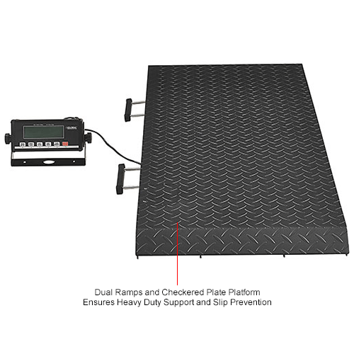 Global Industrial® Digital Floor Scale With LCD Indicator & Stand ...