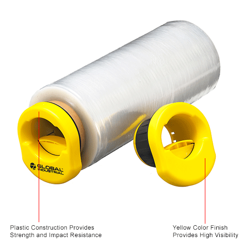 Global Industrial™ Hand Savers W/Tension Brake For 3" Core, 2/Pack