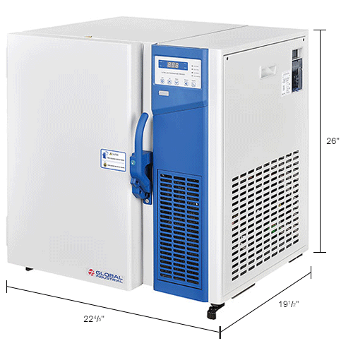 Global Industrial™ Ultra-Low Temperature Undercounter Lab Freezer, 3.5 ...
