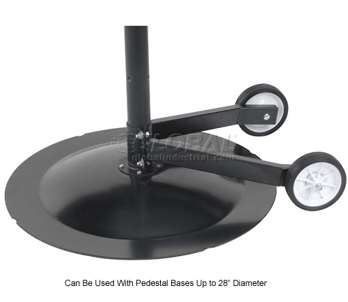 Global Industrial™ Fan Dolly for 1-1/2" To 2-1/4" Dia. Pedestal Fans