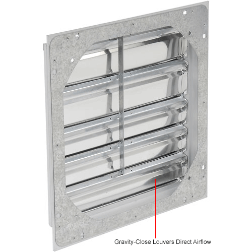 Global Industrial™ Shutter For 18" Venturi Mounted Exhaust Fan, 21-1/8"W