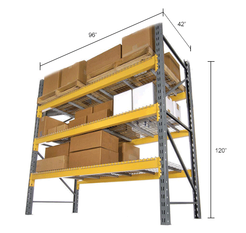 Pallet Rack | WirewayHusky | Husky Rack & Wire L184212050096A Double ...