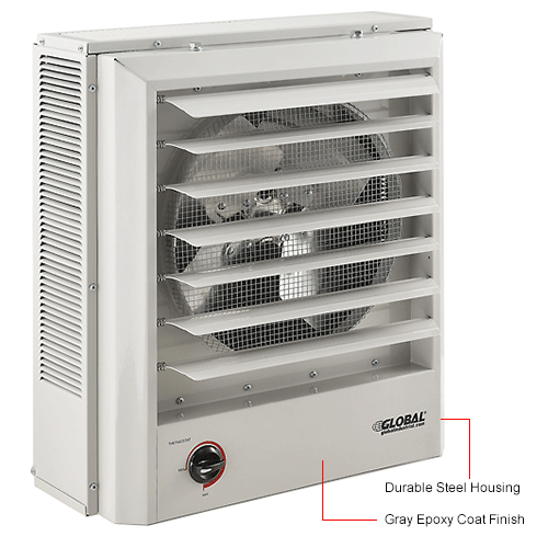 Global Industrial® Unit Heater, Horizontal or Vertical Downflow, 10KW ...
