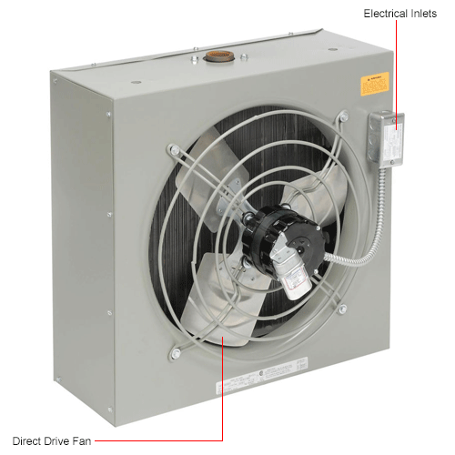 Modine Steam or Hot Water Unit Heater HSB86SB01SA, 86000 BTU
