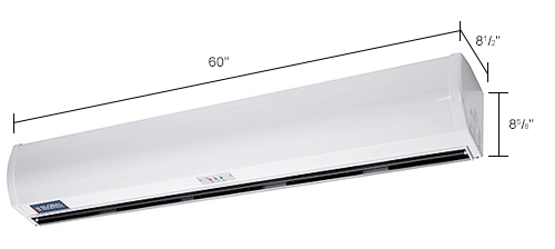 Global Industrial™ 60"W Air Curtain With Remote Control