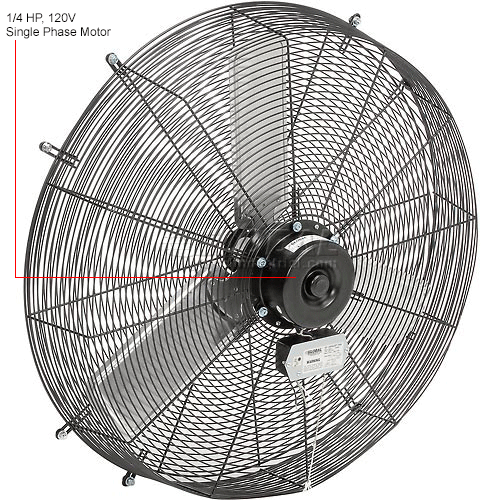 Continental Dynamics® 30" Direct Drive Exhaust Fan, 2 Speed, 8000 CFM ...