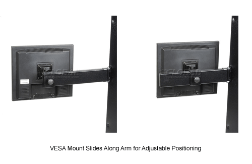 Global Industrial™ Double Arm Kit with 2 VESA Mounts For Orbit ...