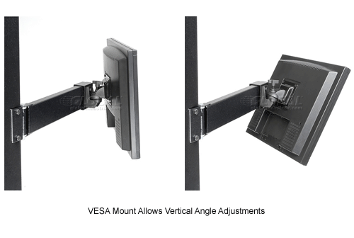 Global Industrial™ Double Arm Kit with 2 VESA Mounts For Orbit ...