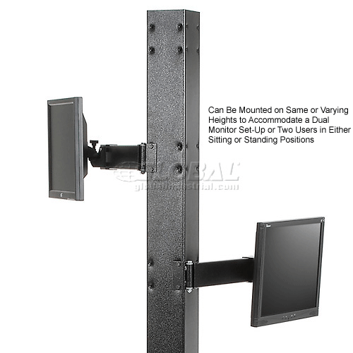 Global Industrial™ Double Arm Kit with 2 VESA Mounts For Orbit ...