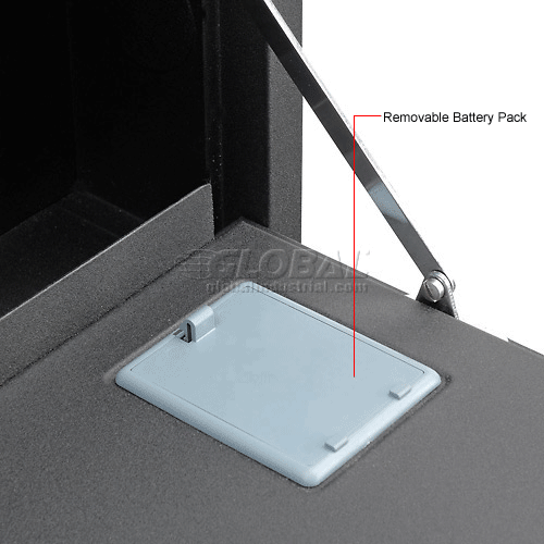 Global Industrial™ Wall-Mount Laptop Security Cabinet, 19-3/4"W x 4-3/4 ...